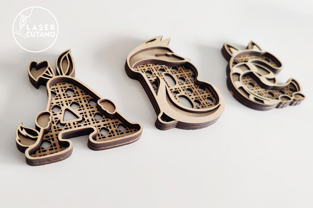 New Kids Alphabet, Name, Signs, Wooden Letters, Monogram Kids - So Fontsy