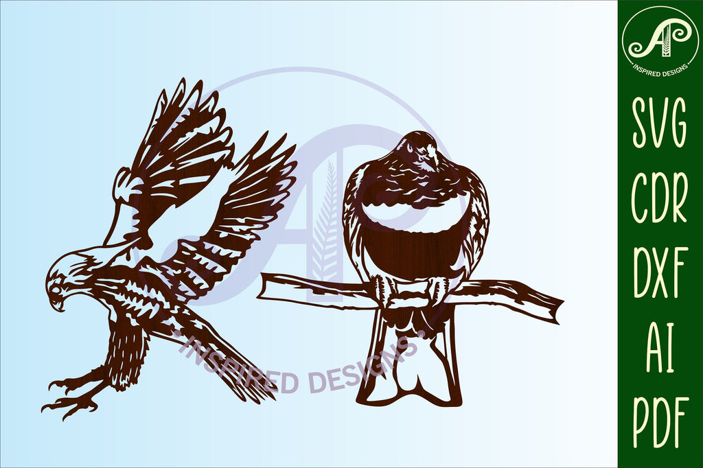 New Zealand native birds cut outs SVG files - So Fontsy