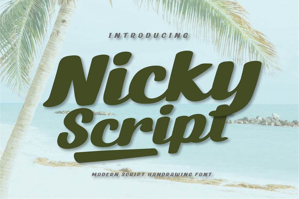 Nicky Script - So Fontsy
