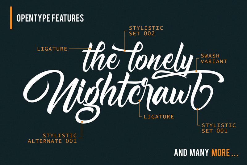 Nightfall Script - Classy Font - So Fontsy