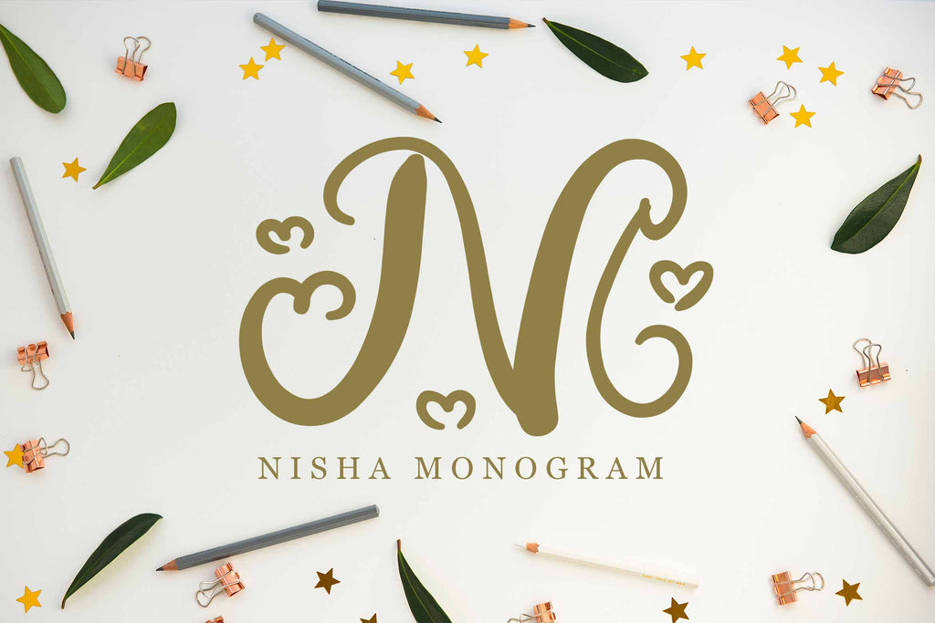 Nisha Monogram - So Fontsy