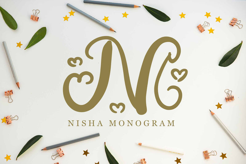 Nisha Monogram - So Fontsy