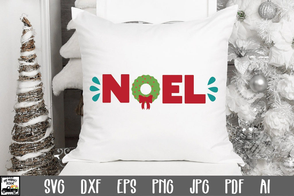 Noel SVG Cut File - Christmas SVG - So Fontsy