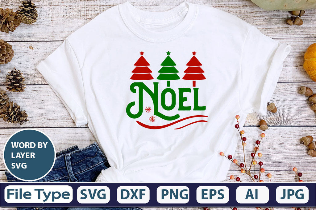 Noel SVG Cut File - So Fontsy