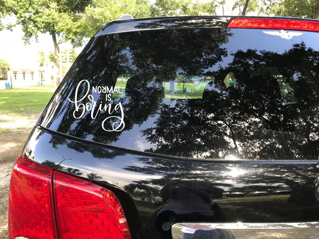 Normal Is Boring Hand Lettered SVG Cut File - So Fontsy