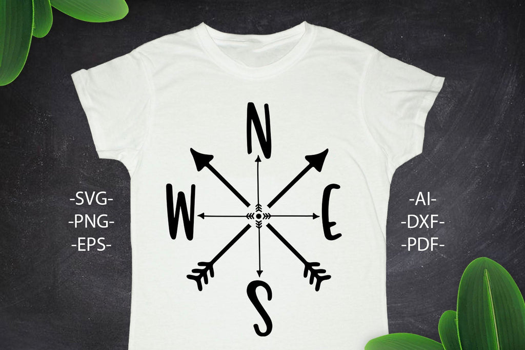 North east svg | South west svg | Travel svg designs | Compass png ...