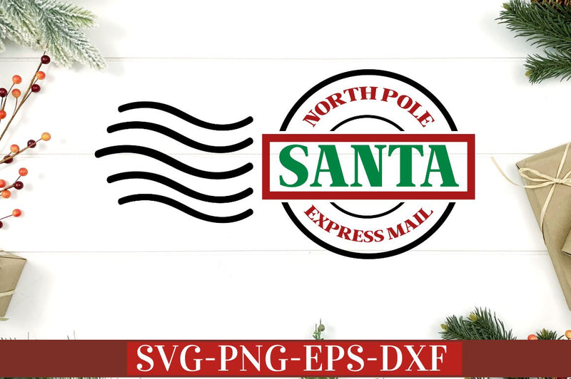 North pole santa express mail SVG - So Fontsy