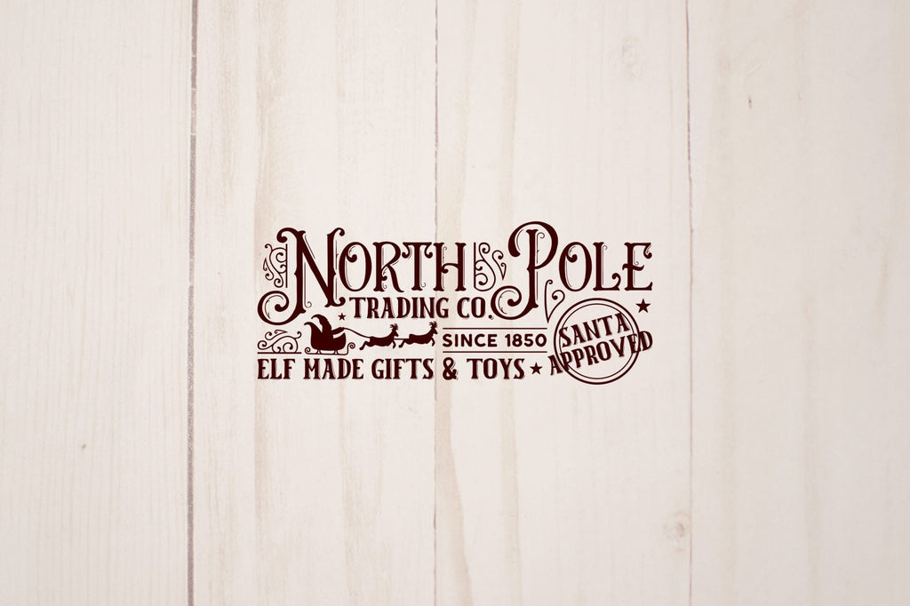 North Pole Trading Co | Vintage Christmas SVG - So Fontsy