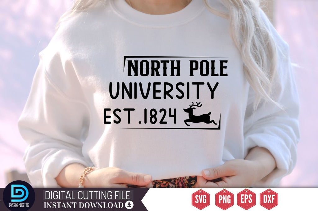 North pole university est.1824 SVG - So Fontsy