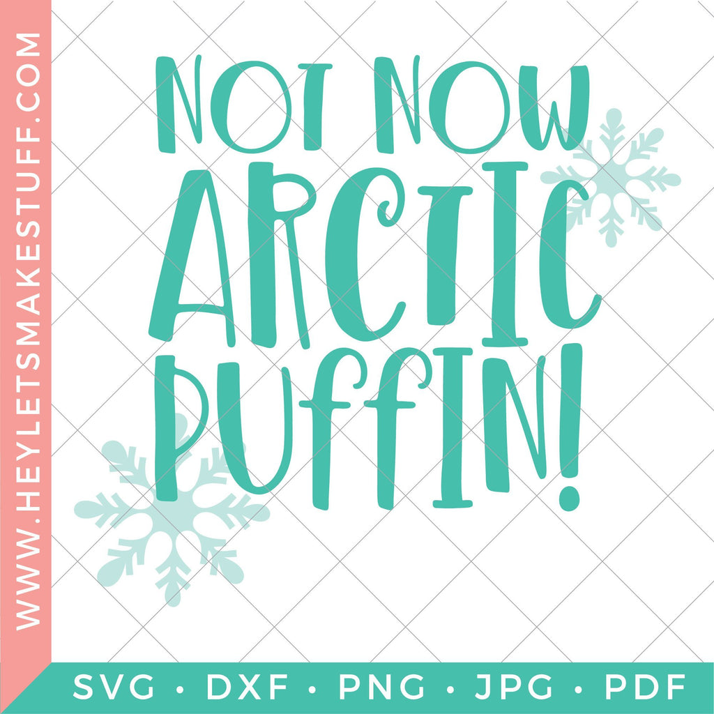 Not Now Arctic Puffin! - So Fontsy