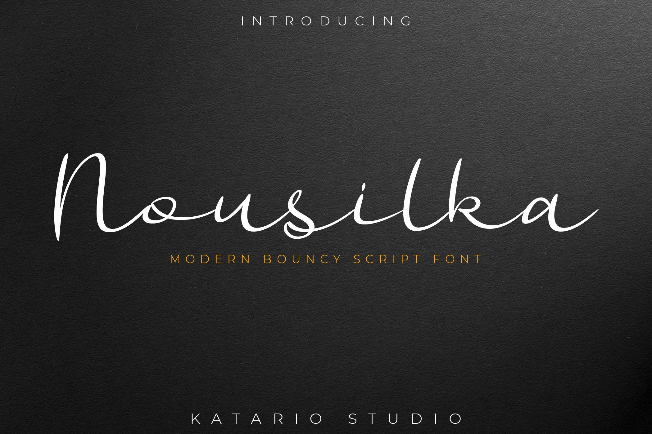 Nousilka | Modern Bouncy Script Font - So Fontsy