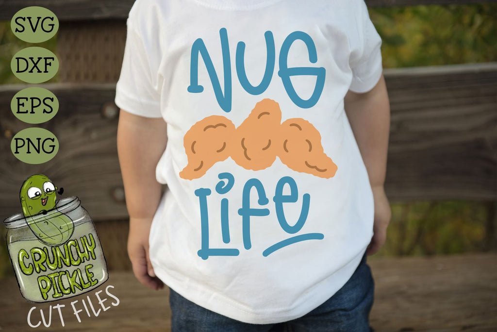 Nug Life - Chicken Nugget SVG Cut File - So Fontsy