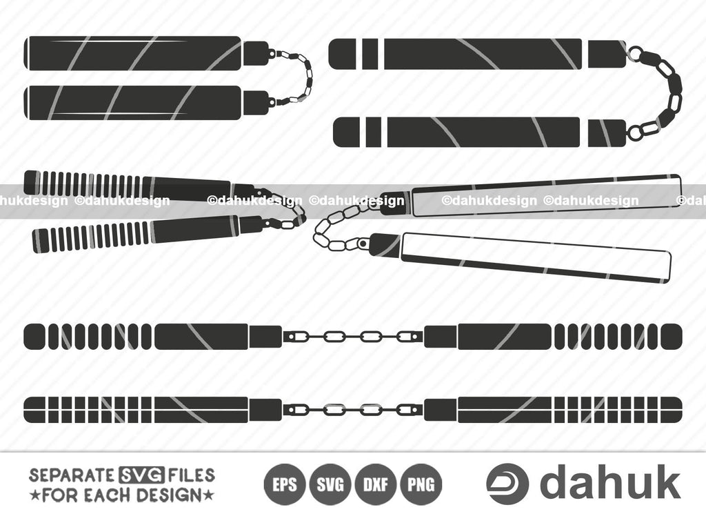 Nunchucks svg, Nunchucks icons, Martial Arts Svg, Nunchucks Clipart ...