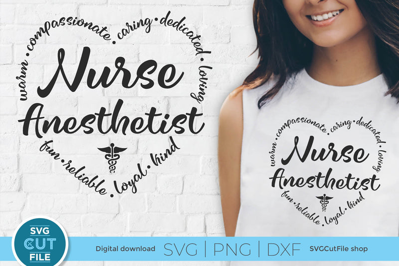 Nurse Anesthetist svg-CRNA design - So Fontsy