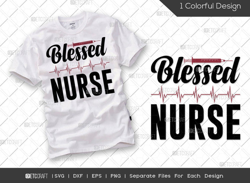 Nurse Bundle Vol-10 | Blessed Nurse Svg | Essential Nurse Svg ...