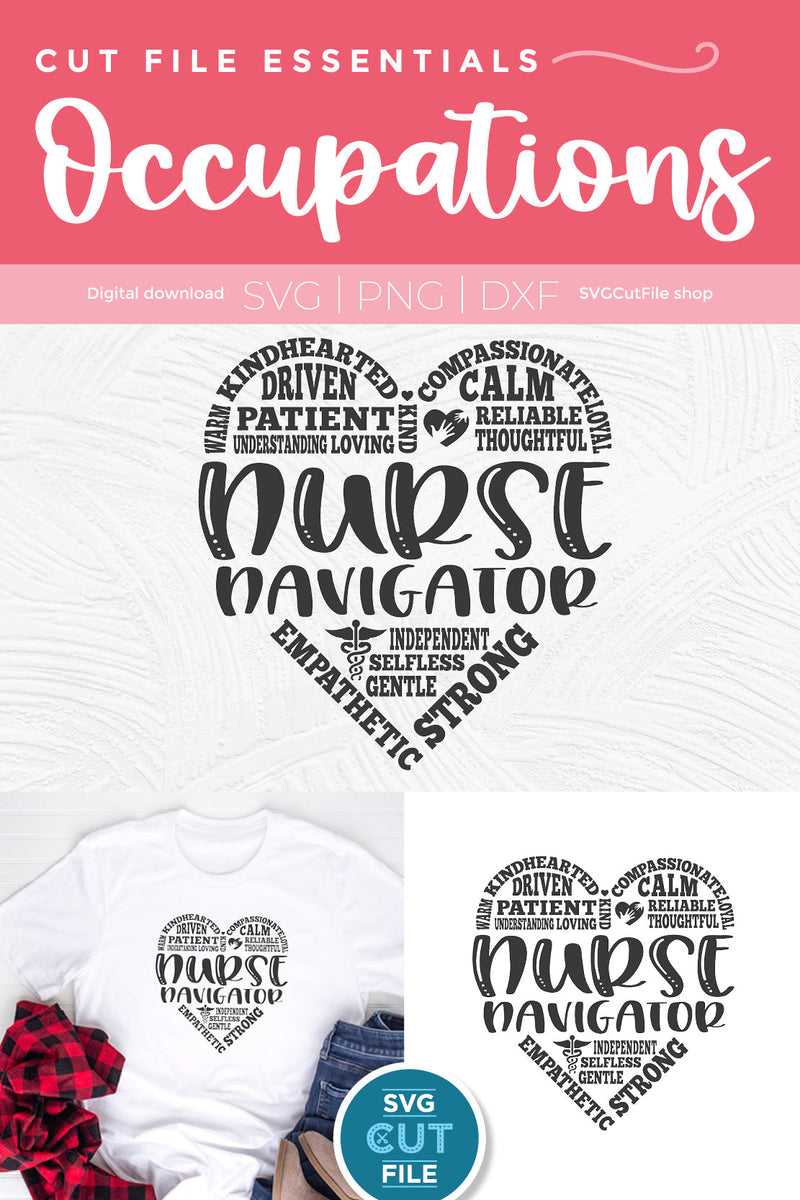 Nurse navigator svg, nurse appreciation svg subway art - So Fontsy