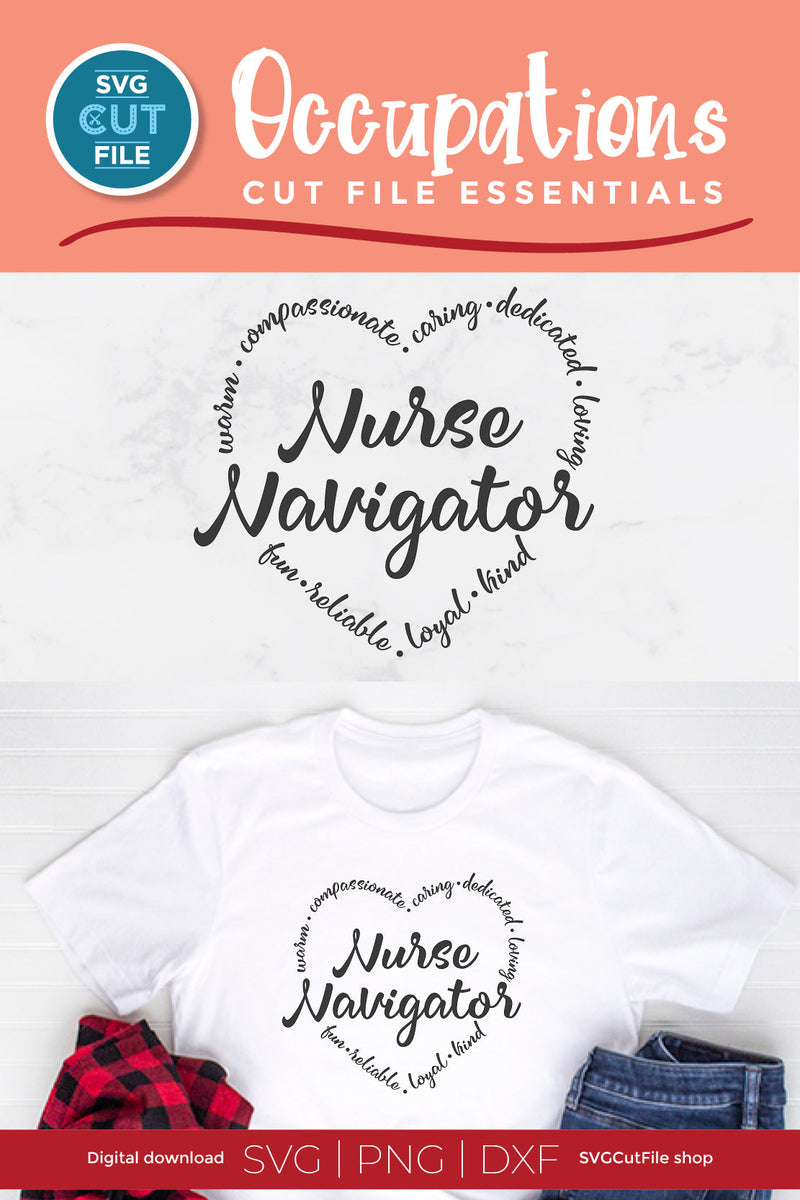 Nurse navigator svg, nurse appreciation svg - So Fontsy
