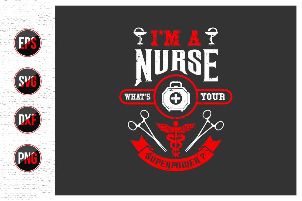 Nurse typographic slogan design, Nurses quotes svg bundle. - So Fontsy