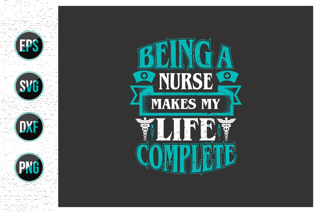 Nurse typographic slogan design, Nurses quotes svg bundle. - So Fontsy
