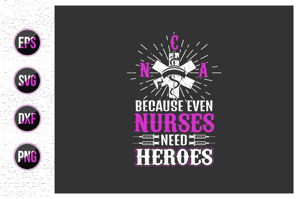 Nurse typographic slogan design, Nurses quotes svg bundle. - So Fontsy