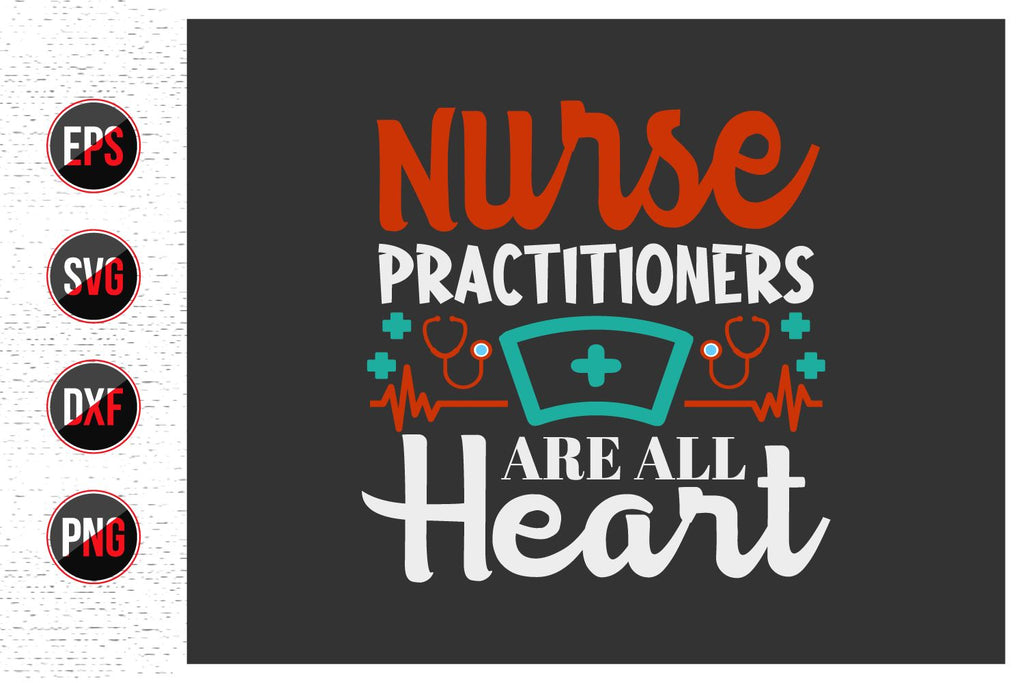 Nurse typographic slogan design Svg Bundle. - So Fontsy
