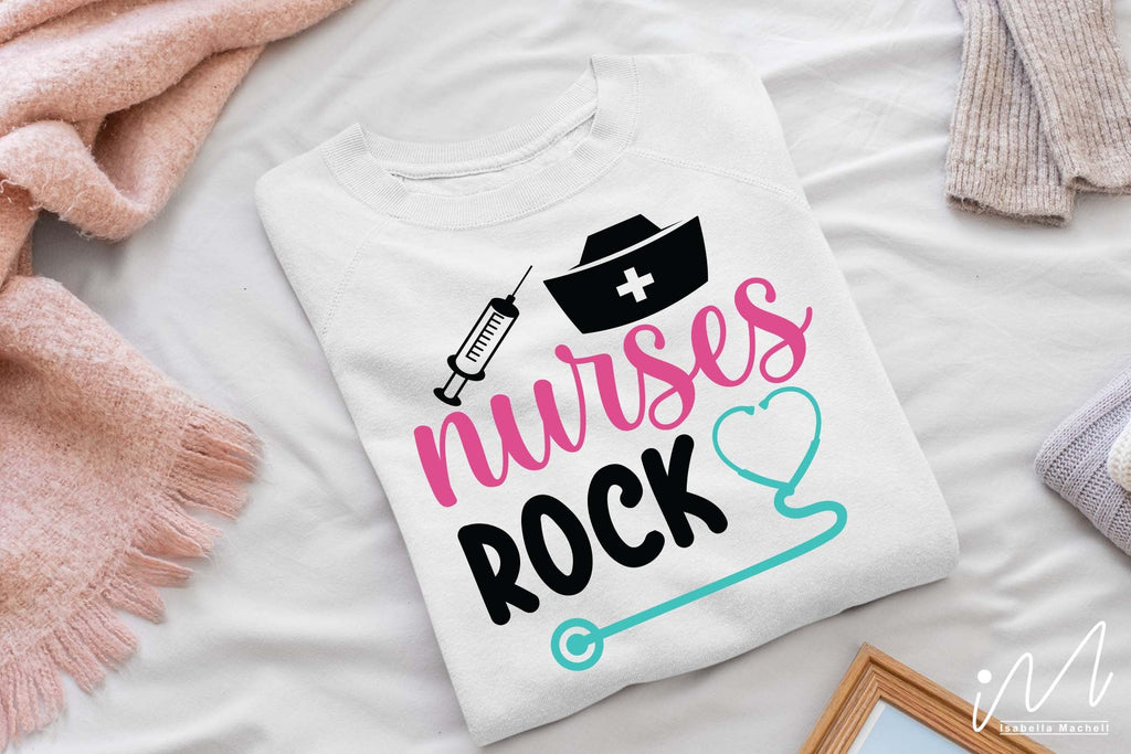 nurses rock svg - So Fontsy