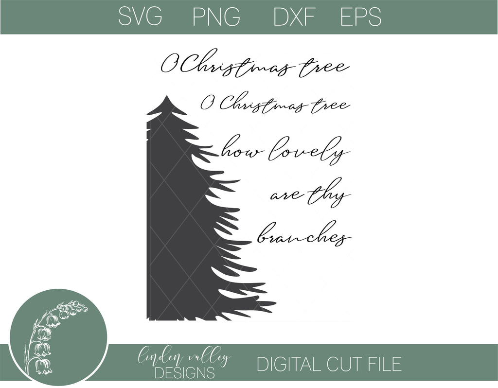 O Christmast Tree SVG|Christmas SVG - So Fontsy