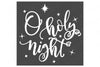 O Holy Night | Christmas Cutting File | Christian Hymn Sign | Christmas ...