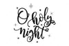 O Holy Night | Christmas Cutting File | Christian Hymn Sign | Christmas ...