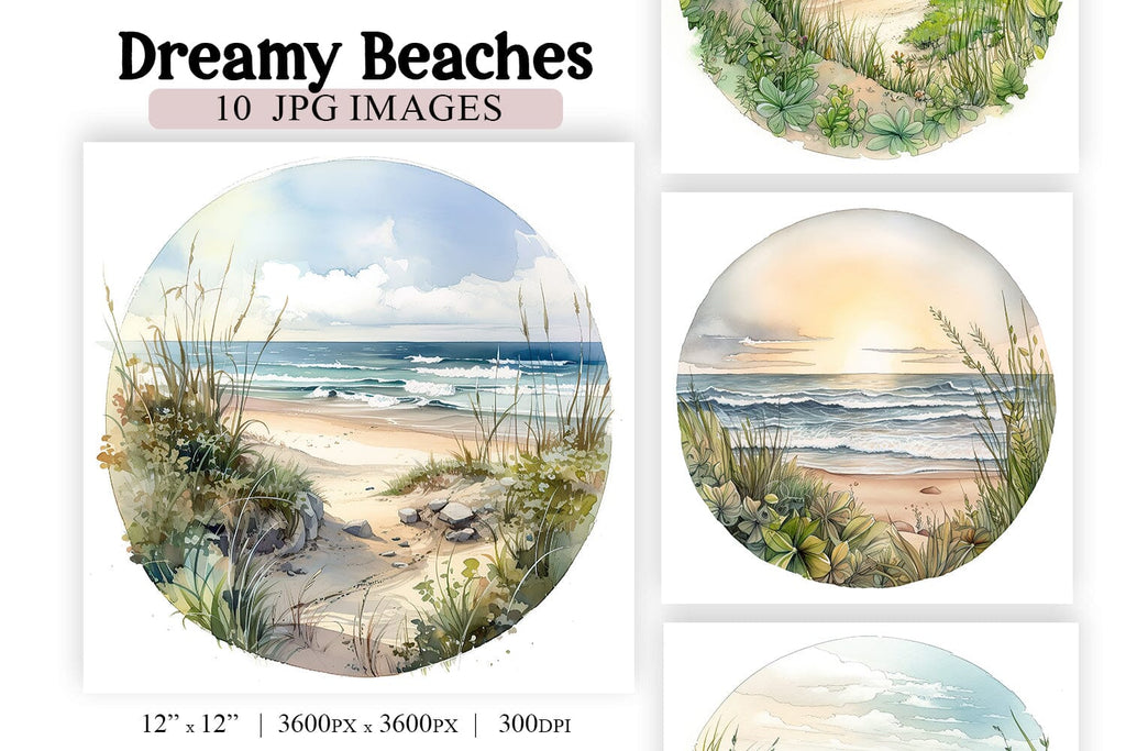 Ocean Landscape Sublimation Backgrounds - So Fontsy