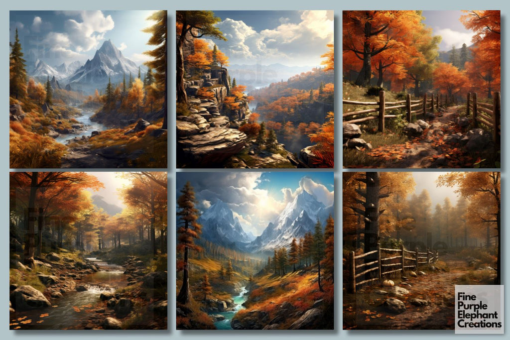 October Maple Forest | Halloween - So Fontsy