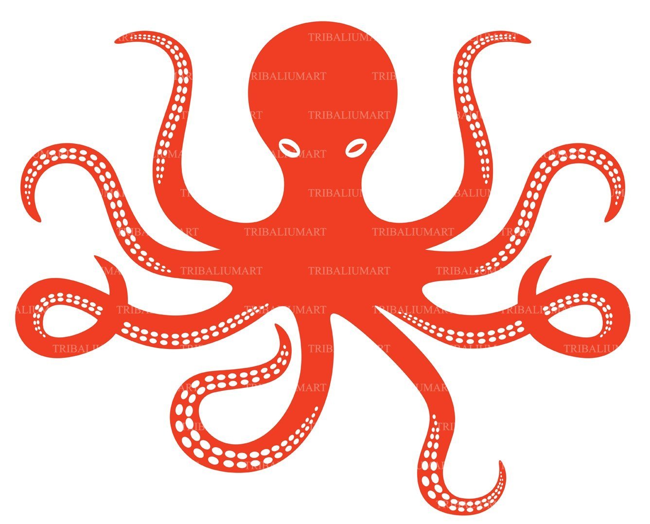 Octopus Stencil Pattern