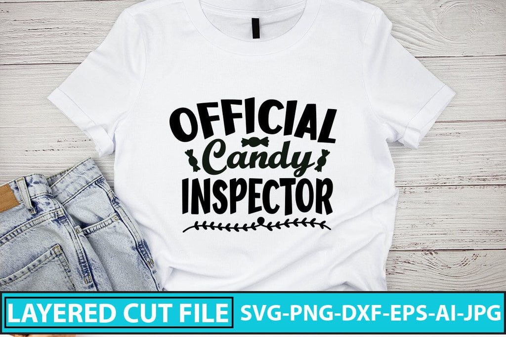 Official Candy Inspector SVG Cut File - So Fontsy