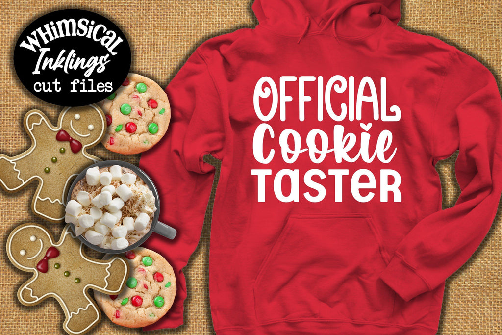 Official Cookie Taster Christmas SVG - So Fontsy