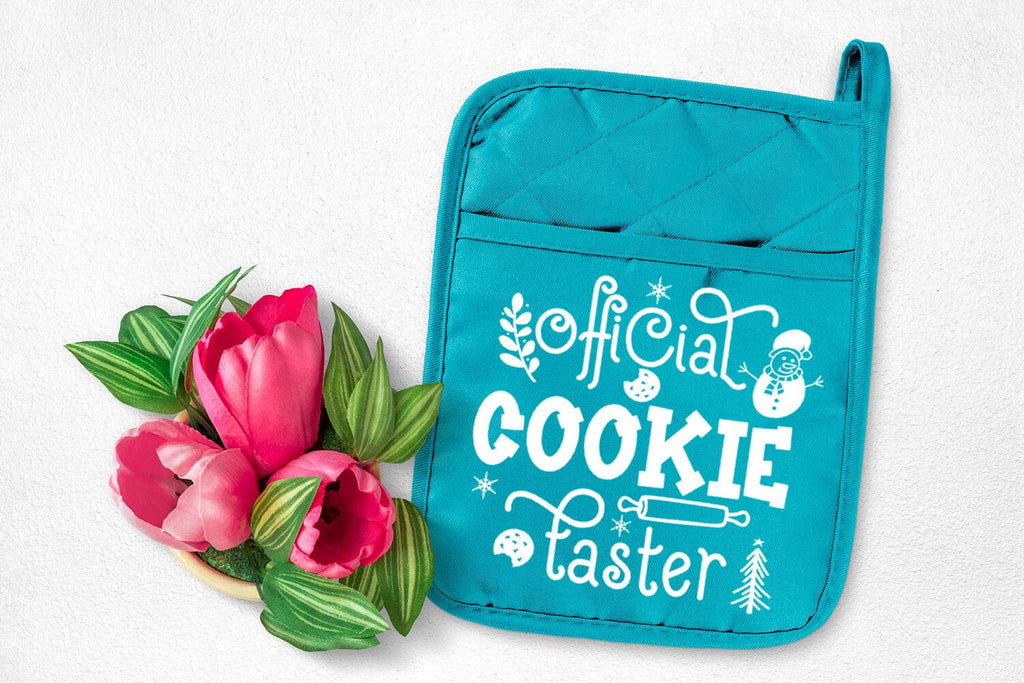 Official Cookie Taster SVG I Christmas Pot Holders SVG I PNG - So Fontsy
