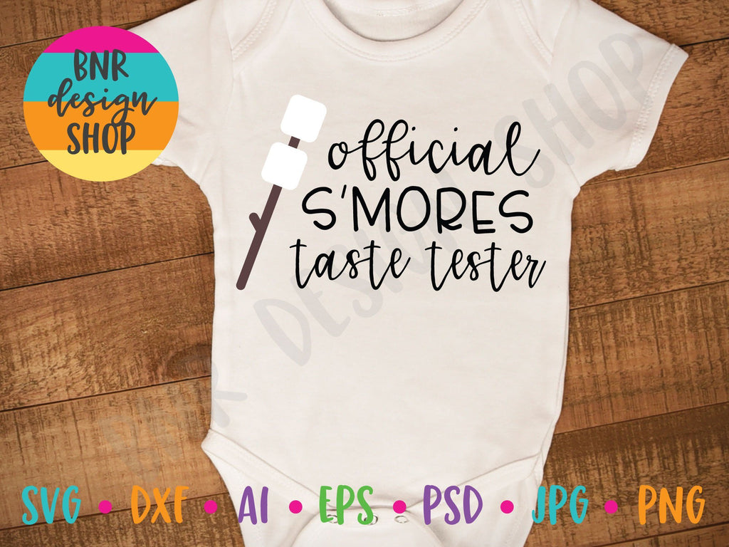 Official Smores Taste Tester SVG - So Fontsy