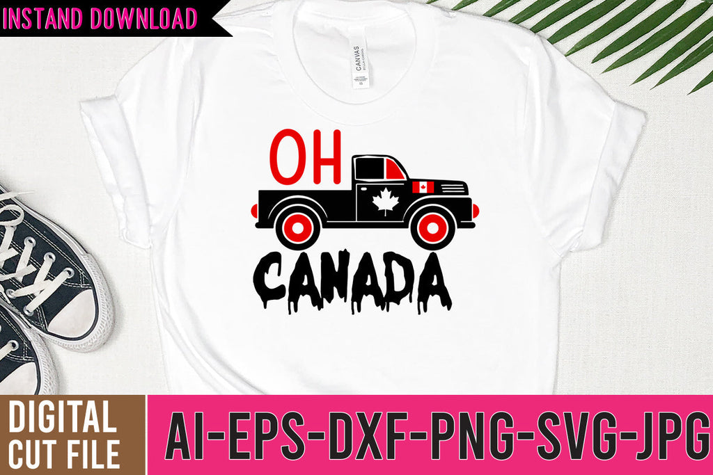 Oh Canada SVG Cut File - So Fontsy