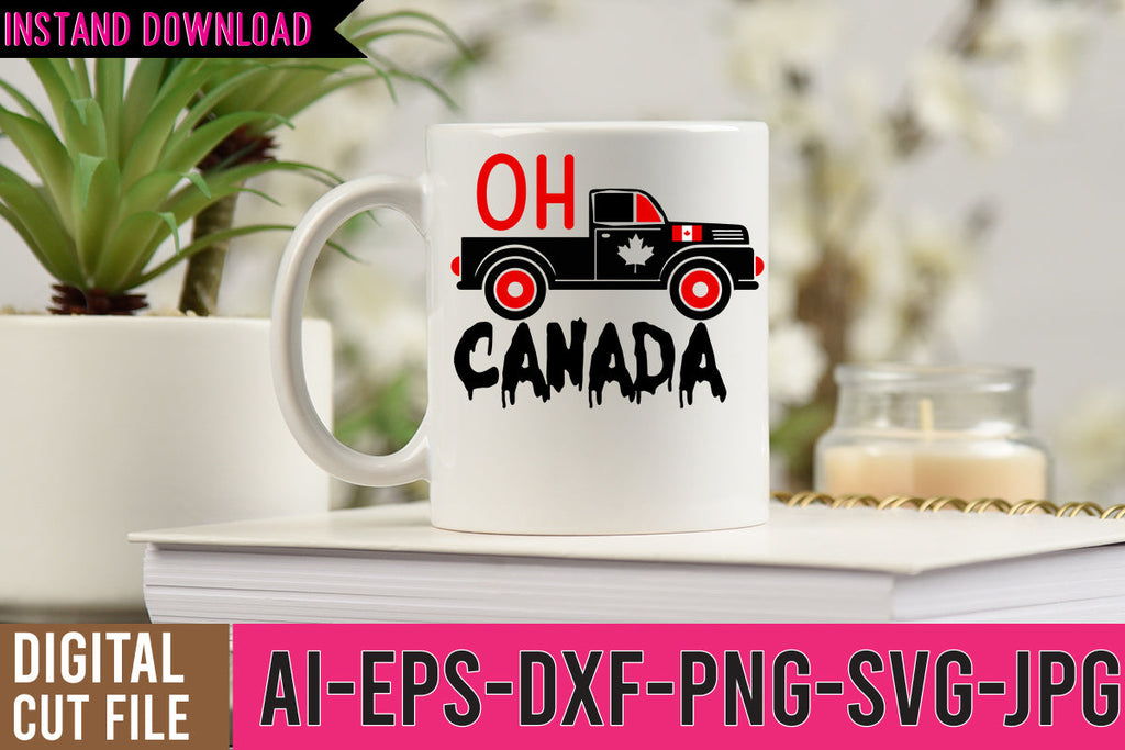Oh Canada SVG Cut File - So Fontsy