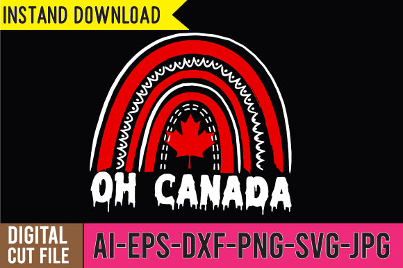 Oh Canada SVG Cut File - So Fontsy