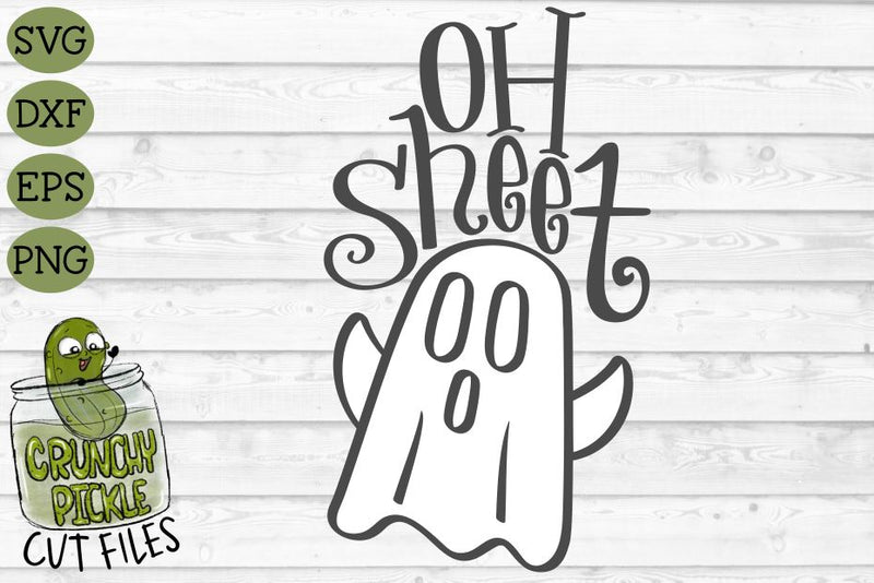 Oh Sheet Ghost Halloween SVG File - So Fontsy