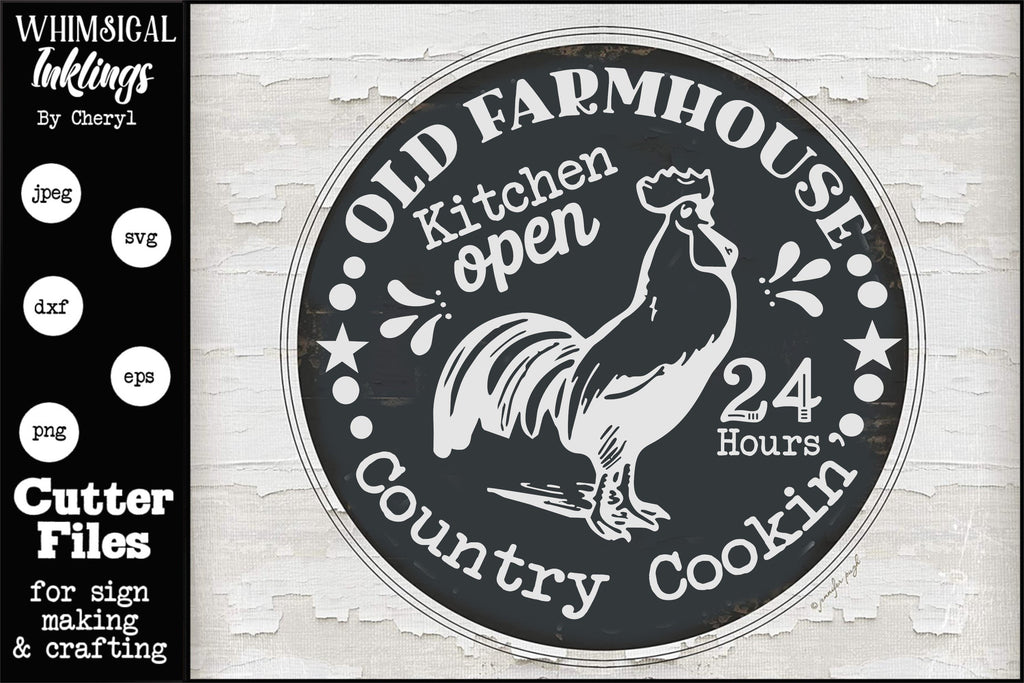 Old Farmhouse Country Kitchen SVG - So Fontsy