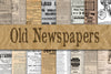 Old Newspapers Digital Paper Textures - So Fontsy