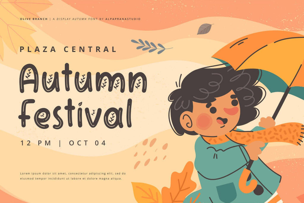 Olive Branch - Display Font - So Fontsy