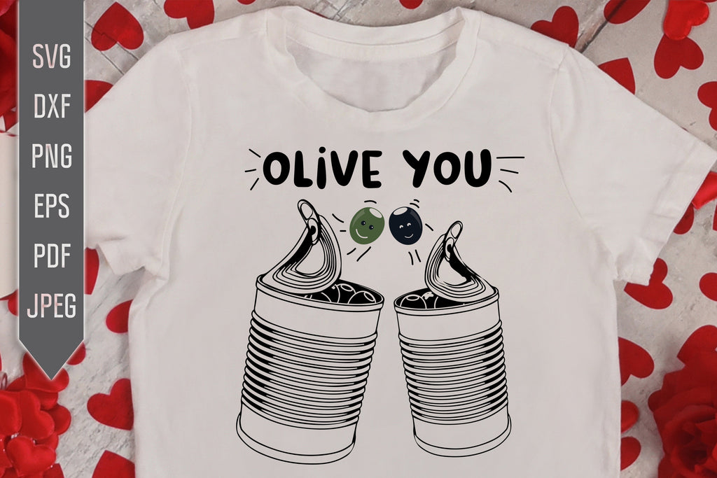 Olive You Svg. I Love You Svg. Valentine's Day Svg. Heart Svg. Love Svg ...