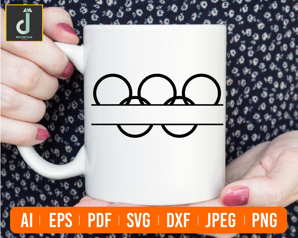 Olympic Rings SVG, Olympic Rings Silhouette Svg, Olympic Rings Cricut ...
