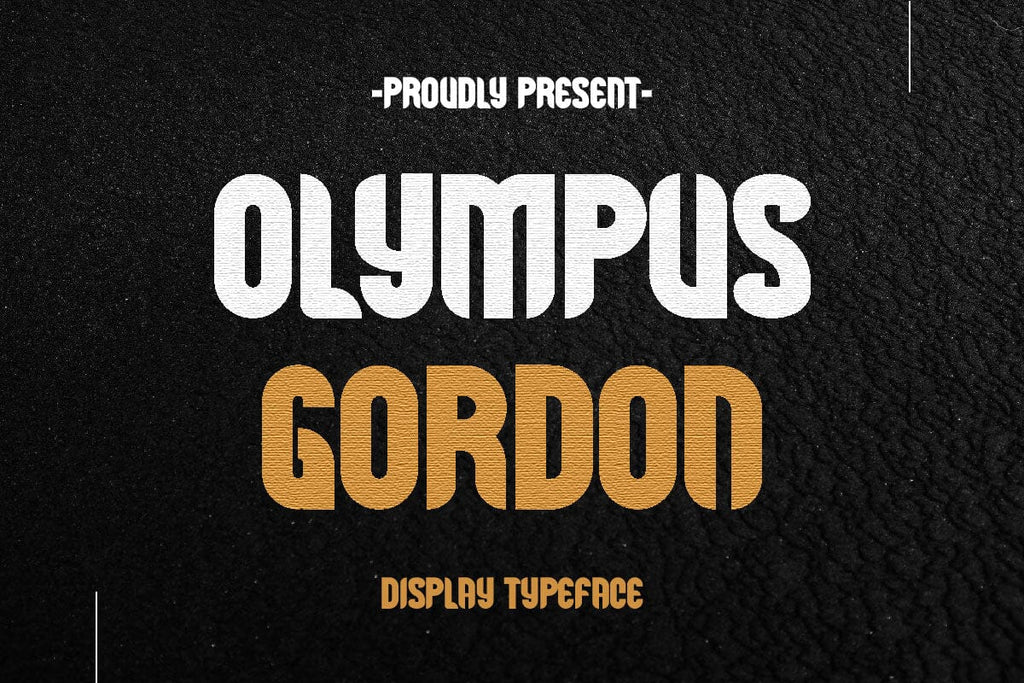 Olympus Gordon - Display Typeface - So Fontsy