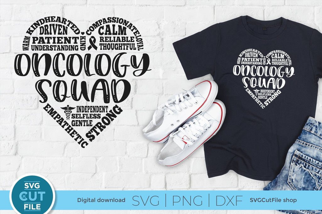 Oncology Squad svg for Oncologist and team - So Fontsy