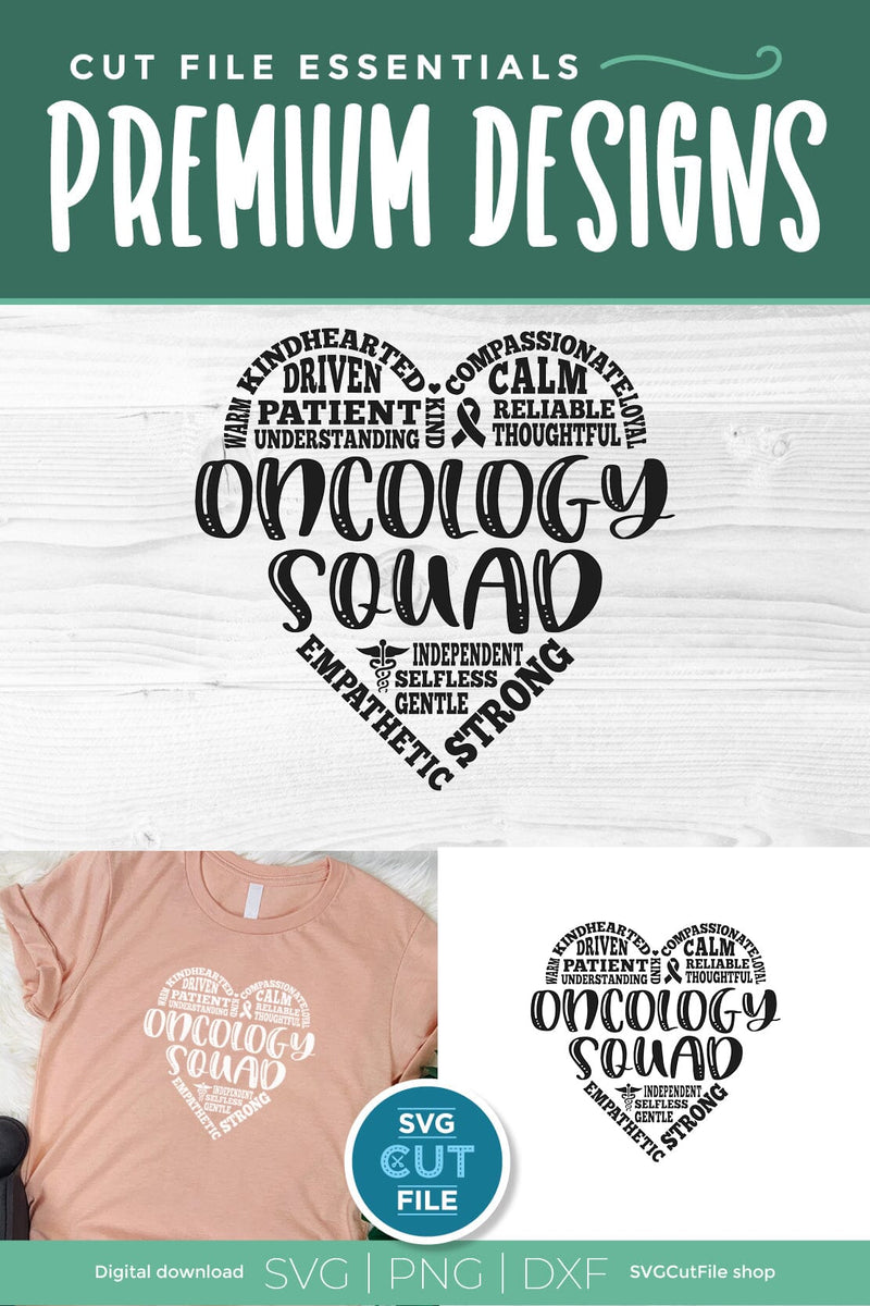 Oncology Squad svg for Oncologist and team - So Fontsy