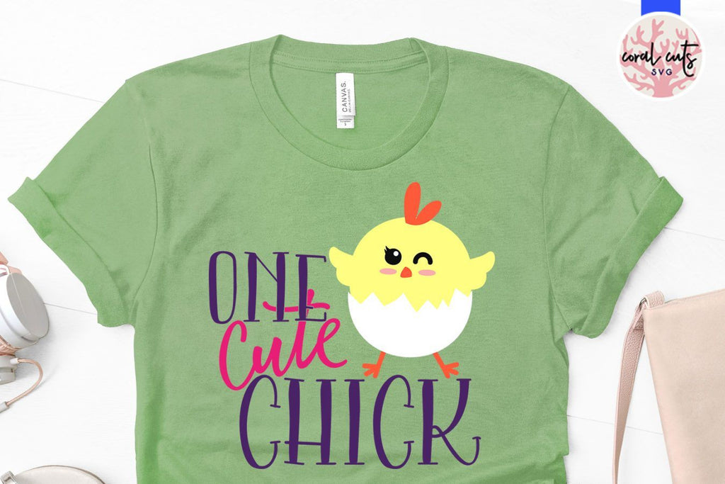 One cute chick – Easter SVG EPS DXF PNG Cutting Files - So Fontsy