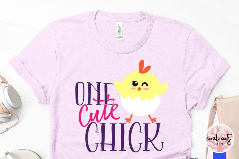 One cute chick – Easter SVG EPS DXF PNG Cutting Files - So Fontsy